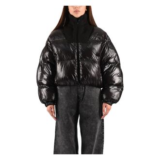 Diesel W-Arrior - - Jackets - Damen - Schwarzk - S