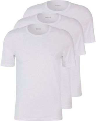 BOSS T-Shirt Rundhals BOSS ONE (Packung, 3-tlg., 3er-Pack) mit dezentem BOSS Logo-Print