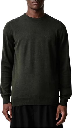 Barbour Pima Baumwollpullover mit Rundhalsausschnitt - - Knitwear - Herren - Gr&uuml;n - XL