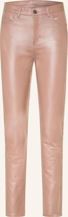 Monari Monari Hose In Lederoptik braun