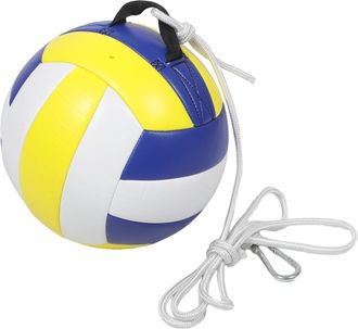 Soimiss TOGEVAL Volleyball Schlagkrafttrainer an Schnur Indoor Softvolleyball Standardgr&ouml;&szlig;e Rei&szlig;festes Material mit Karabinerhaken f&uuml;r Ballkontrolle und Pr&auml;zi