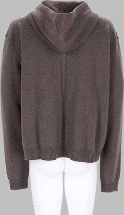 Rick Owens Cashmere Knit Hoodie - Brown