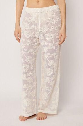 Calzedonia Spitzenhose Wei&szlig;