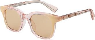 Generic Lunettes De Soleil R&eacute;tro Tendance For Hommes Et Femmes, Lunettes De Soleil UV400 For S&eacute;ance Photo De F&ecirc;te(Pink)