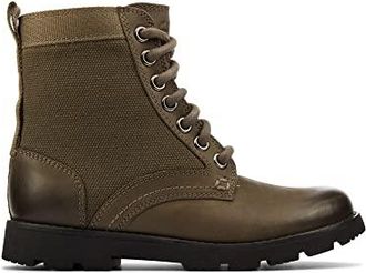 Clarks Heath Chard K Bottine, Khaki Leather, 31 EU