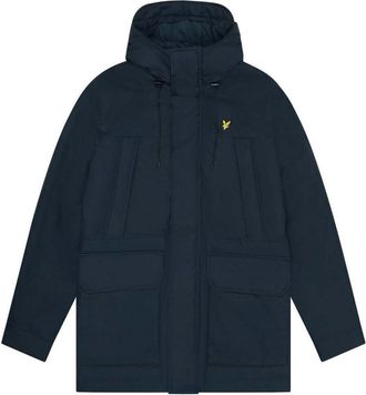 Lyle & Scott Parka 2.0 Jacke für Herren, Micro-Vlies (Blau)
