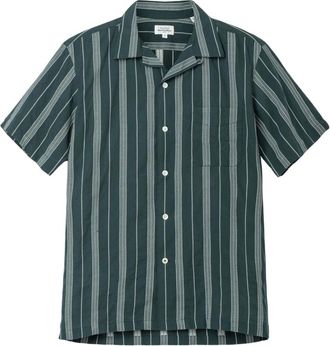 Hartford Homme, Chemises, Vert, Taille: M New Palmito MC Stripe Shirt