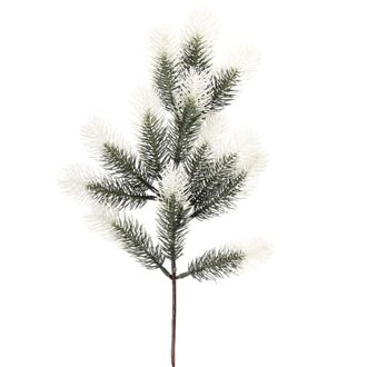 Generic Weihnachtsgirlanden-Dekoration, K&uuml;nstliche Gr&uuml;ne Kiefernnadeln, Realistische K&uuml;nstliche Gr&uuml;ne Kiefernnadelzweige, 2 Kleine Kiefernstiele, Picks f&uuml;r di