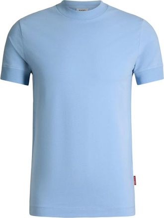 Joop Homme, Tops, Bleu, Taille: 2XL T-Shirt en Coton Stretch