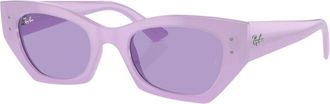 Ray-Ban unisex, Accessoires, Violet, Taille: 49 MM Zena Lunettes de soleil