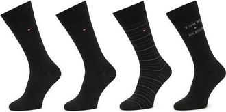 Tommy Hilfiger Lange Socken 701241158 Schwarz