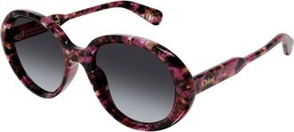 Chlo&eacute; Femme, Accessoires, Multicolore, Taille: 55 MM Lunettes de soleil rondes