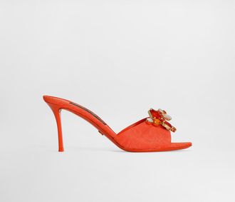 Dolce & Gabbana Ciabatta Tacco - Frau Pantoletten Und Mules Multicolor 40.5