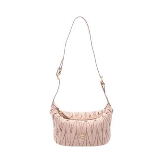 Miu Miu Sac &agrave; bandouli&egrave;re Pre-owned en cuir Matelass&eacute; - Femme - Pre-owned - Rose - Taille: ONE Size