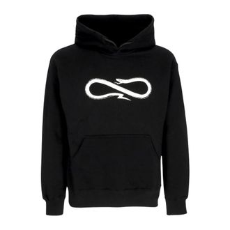 PROPAGANDA Schwarzer Logo Hoodie Langarm - - Sweatshirts & Hoodies - Herren - Schwarzk - XL