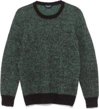 Drumohr Pullover mit rundem Ausschnitt - Braun