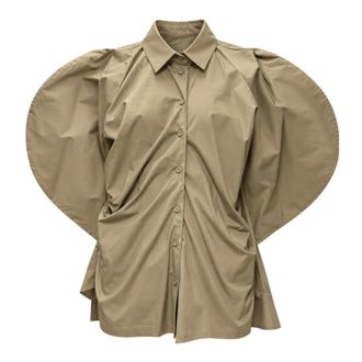 Meimeij M6Fag1 Shirt - - Blouses & Shirts - Damen - Beige - M