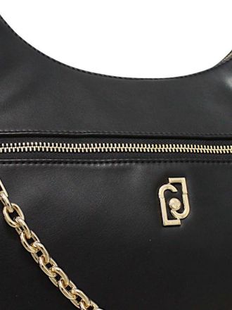 Liu Jo Womens Hobo Bag Black Polyurethane - Handbags