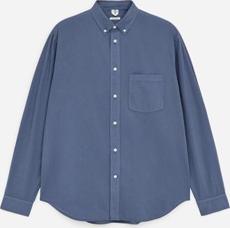 Arket Legeres Popeline-Hemd -Blau