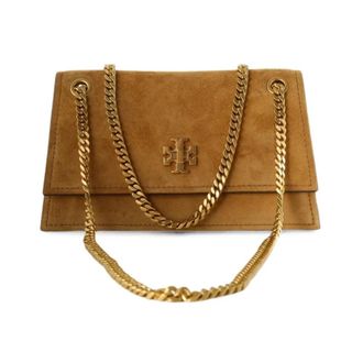 Tory Burch Mini Kira Turnlock Wildleder Umh&auml;ngetasche - - Bags - Damen - Braun - ONE SIZE