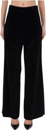 Pantaloni Torino Femme, Pantalons, Noir, Taille: 34 FR Frankie Stretch Velvet Pantalons