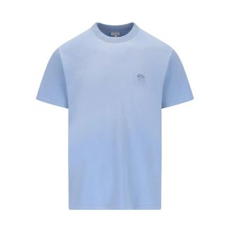 Loewe T-shirt brod&eacute; Anagram - Homme - Tops - Bleu - Taille: M