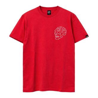 Deus Venice Skull T-shirt - - Tops - Herren - Rot - L