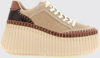Chlo&eacute; Baskets Femme couleur Beige