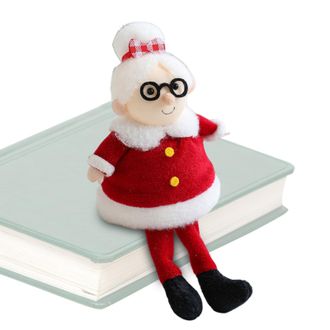 Generico Weihnachtsmann, Weihnachtsmann, sitzend, aus weichem Pl&uuml;sch, Dekoration f&uuml;r drinnen und drau&szlig;en, Urlaubsregal, Wohnzimmer, Auto, B&uuml;ro zu Hause