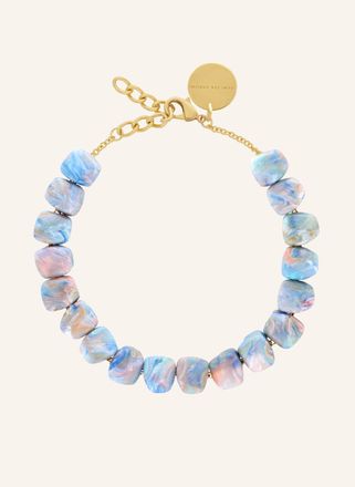 Vanessa Baroni Vanessa Baroni Kette Small Organic Shaped Necklace Beige Multi By Glambou beige