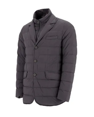 Herno Quilted Padded Down Jacket - Gray
