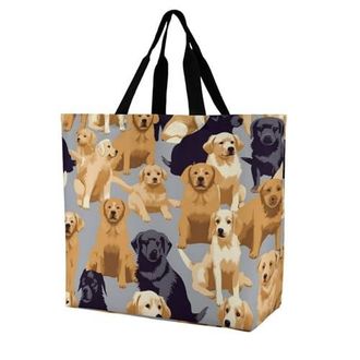 Generic Motif Chien Sac Fourre-Tout D&eacute;contract&eacute; Sacs R&eacute;utilisable Sac Courses Pour Travail Gym Quotidienne