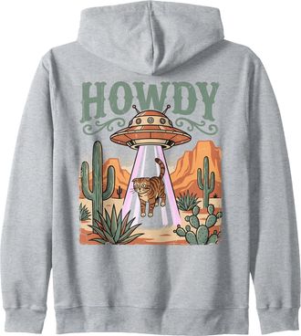 Image UFO Howdy Desert Cat Kapuzenjacke