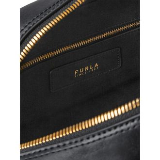 Furla Leather Tote Bag - Black