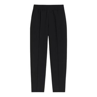 Liviana Conti Femme, Pantalons, Noir, Taille: 42 FR Pantalon Jogger Noir Style Milano