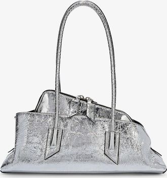 The Attico Laminated leather La Passeggiata Small shoulder bag - THE ATTICO - gender_Woman