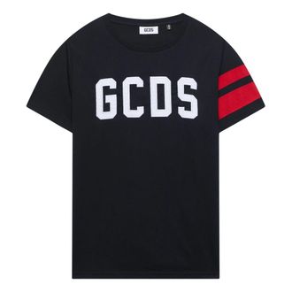GCDS Logo Regular T-Shirt - - Tops - Herren - Schwarzk - XS