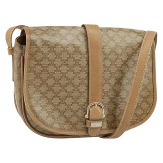 Celine Sac bandouli&egrave;re en plastique Pre-owned - Femme - Pre-owned - Beige - Taille: ONE Size
