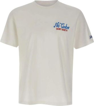 MC2 Saint Barth Homme, Tops, Blanc, Taille: 2XL Portland T-Shirt