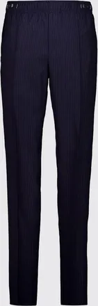 Givenchy Pantalon slim ray&eacute; en laine m&eacute;lang&eacute;e &agrave; taille &eacute;lastiqu&eacute;e