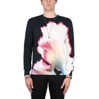 Alexander McQueen Solarised Flower Pullover - - Knitwear - Herren - Mehrfarbig - L