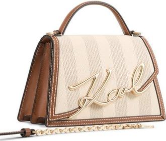 Karl Lagerfeld Sac &agrave; main K Signature en coton