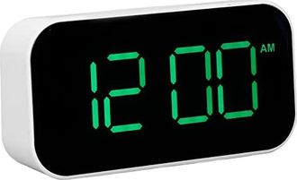 CHICIRIS R&eacute;veil Num&eacute;rique, R&eacute;veil LED Compact avec Double Port USB, Snooze, 12/24Hr, Variateur de Volume et de luminosit&eacute; pour Bureau de Chevet, aliment&eacute; par U