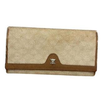 Celine Portefeuille Triomphe Pre-owned - Femme - Pre-owned - Beige - Taille: ONE Size