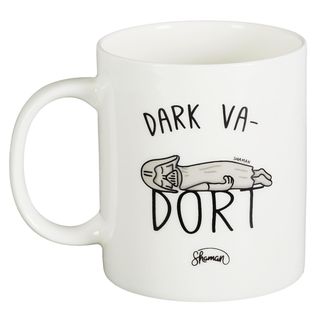 COOK CONCEPT Cook Concept Le Fabuleux Shaman 42-2X-006 Tasse Dark va dort, Porzellan, 12 x 10 cm, Wei&szlig; und Grau