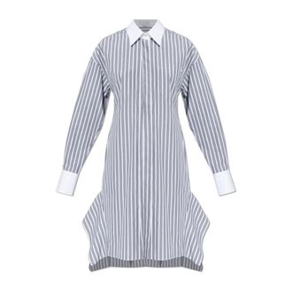 Stella McCartney Gestreiftes Muster Kleid - - Dresses - Damen - Blau - M