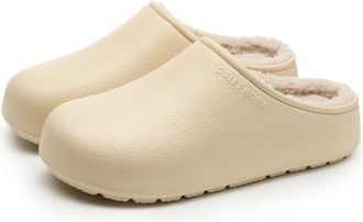 Generic Femme Chaussons Mules Sabots dInt&eacute;rieur avec Doublure Peluche Pantoufles De Maison Chaudes dHiver Semelle Antid&eacute;rapante Int&eacute;rieur Slippers L&eacute;g&egrave;res Et 