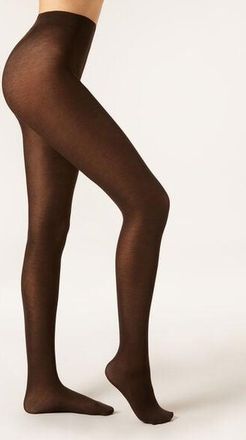 Calzedonia Ultra Light Kaschmir Strumpfhose Braun