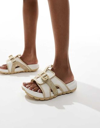 The North Face Explore Camp - Claquettes chunky - Blanc cassé