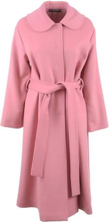 Dolce & Gabbana Femme, Manteaux, Rose, Taille: 38 FR Long Coat
